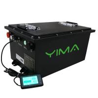 Quality 48 Volt 105ah LiFePO4 Electric Golf Cart Lithium Battery Built-In BMS Protection for sale