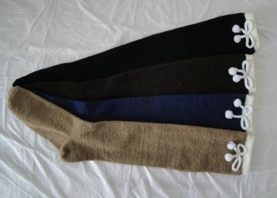 Cina Calzini della metropolitana del ginocchio del cotone delle signore alti, cashmere bilaterale per la primavera/autunno in vendita