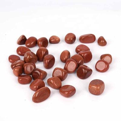 Cina Wholesale Natural Quartz Crystal Healing Stone Red Sands Crystal Gravel Crystal Tumbled Stone from Europe in vendita