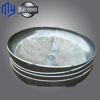 China Dimensões personalizadas Caldeira de precisão de aço carbono Dish End Asme 2 1 cabeça semi-elíptica para a indústria à venda