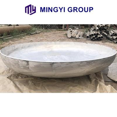China Elliptische platte tankkopkap met koudgevormde technologie en zeshoekige/ronde code Te koop