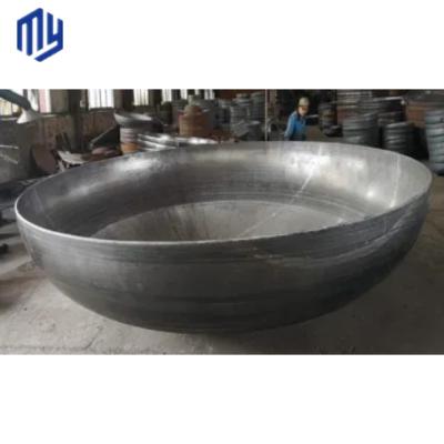 China OEM-ondersteunde gelaste aansluiting van koolstof-roestvrij staal elliptische tankcontainerkop Te koop
