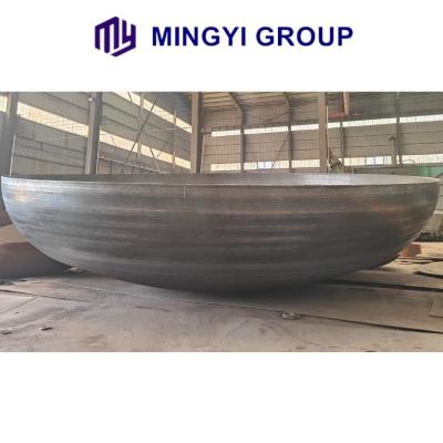 China Grote elliptische schalenkoppen voor tanks voor het gieten van SS304 316 Torispheircal schalenonderkant Te koop