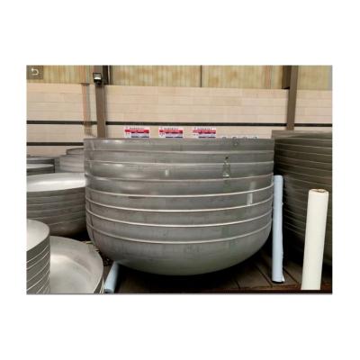 China Cabeça de tanque de mistura de aço inoxidável de forma especial em grande círculo para ligação de solda à venda