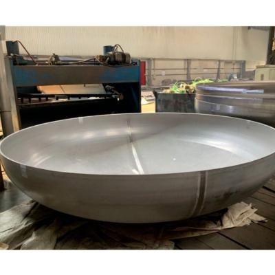 China Conexão de solda Tanque de aço inoxidável recipientes tampa final para tanque elíptico cônico igual à venda