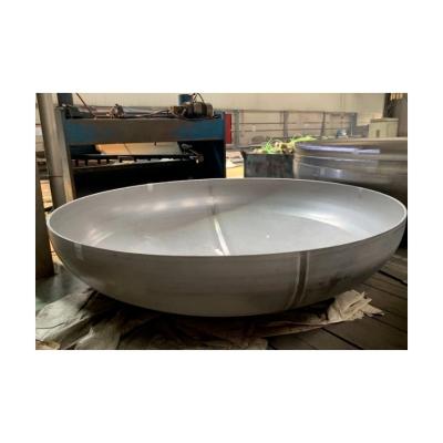 China OEM personalizado 24 polegadas de aço inoxidável elíptica cabeça de tanque de prato para grandes tubos à venda