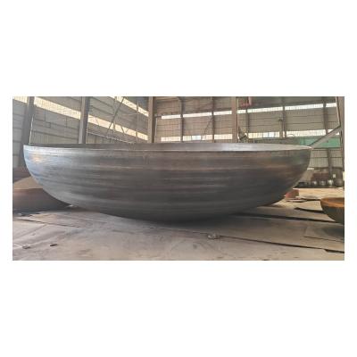 China Top-Welding Connection Torispherical Dish Caps Ends for Casting Pressure Vessel Tank Te koop