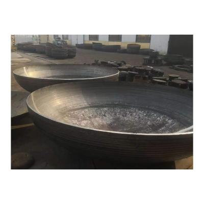 China Gelijk grote diameter vlakke bodem kegelvormige ovaal kop ijzer kop geperst roestvrij staal kop Te koop