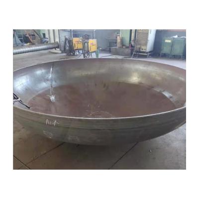 中国 カスタマイズされた溶接接続 タンク端接続のための炭素鋼 円筒形皿頭 販売のため