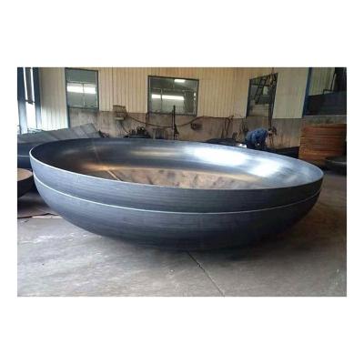 China ASME Standard Black Carbon Steel Pipe End Dish End com soluções OEM personalizadas à venda