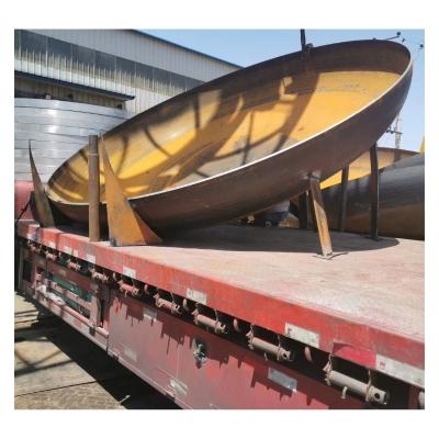 Cina Testa di emisfero in acciaio leggero da 1000 mm a 6 mm personalizzata per applicazioni industriali in vendita