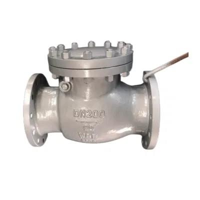 Cina 4 pollici CF8 WCB Acciaio al carbonio Flange Swing Check Valve Certificato completo e manuale in vendita