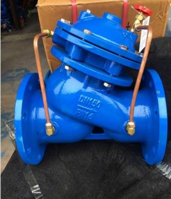 Cina Valvola di regolazione del flusso di pressione automatica di controllo dell'acqua in ferro duttile PN10 PN16 in vendita