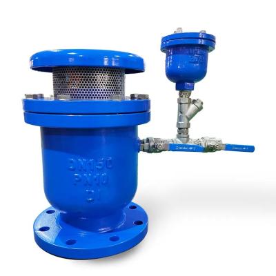 Китай Водяной слитый железный соединенный рельефный клапан 3 дюймовые воздушные клапаны вентиляторы с материалом корпуса DI продается