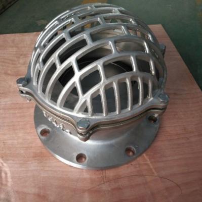 中国 DN150 PN16 GGG50 ジェットポンプ用ステンレス鋼のストレナー付き柔らかい鉄の足弁 販売のため