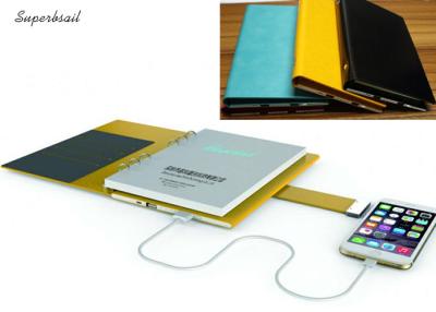 Cina La Banca fatta a mano 9000mah di potere del taccuino della latteria del cuoio dell'unità di elaborazione con 2 uscite 2.1A in vendita