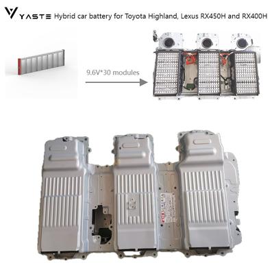 China Ni-Mh 6500mAh 288V 9.6V Hybrid Battery For Lexus RX 450H Car Battery Te koop