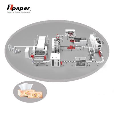 中国 顔面用ナプキン製作機 V 折りたたみ生産ライン 熱溶化機 電力 4KW 販売のため