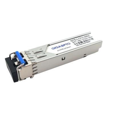 China 1.25G SFP 1310nm 20km de Module Duplexlc DOM Transceiver van 1000BASE-LX/LH SMF Te koop