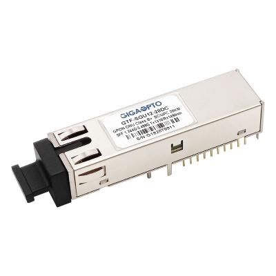 Китай Взрыв TX 1310nm 1.244G RX 1490nm 2.488G штепсельной розетки SC UPC приемопередатчика SFF 2x10 класса B+ GPON ONU продается