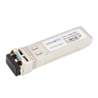 Cina Singolo modulo ottico 1310nm LC DDM del ricetrasmettitore della fibra SMF 20km di modo di SFP+ 10G ELR in vendita