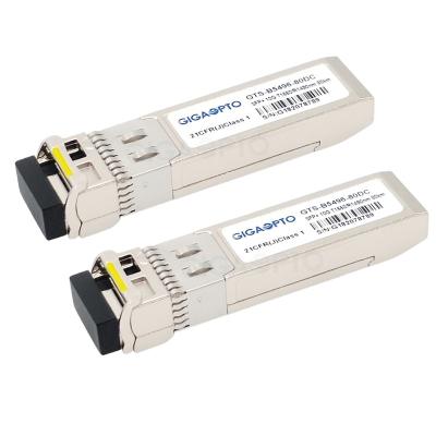 Cina ricetrasmettitori compatibili di Cisco dello ZR di 10G BIDI per SMF SFP-10G-BX80D in vendita