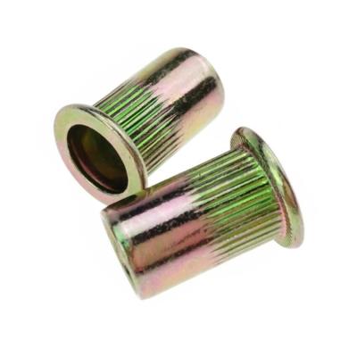 Κίνα Γαλβανισμένο Knurling κομμένο οδοντωτά καρύδια επίπεδο κεφάλι καρφιών χάλυβα Ansi προς πώληση