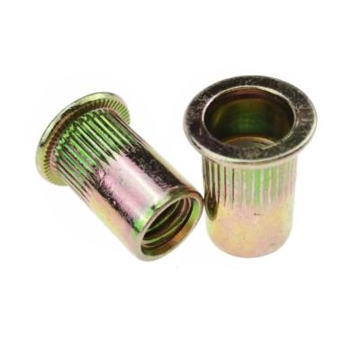 Κίνα Γαλβανισμένο Knurling κομμένο οδοντωτά καρύδια επίπεδο κεφάλι καρφιών χάλυβα Ansi προς πώληση