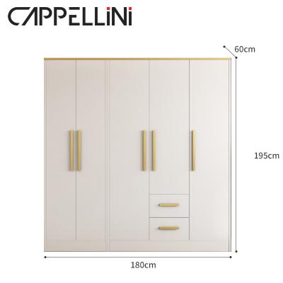 Chine Cabinet libre de garde-robe de chambre à coucher de meubles de panneau moderne à la maison de forces de défense principale à vendre