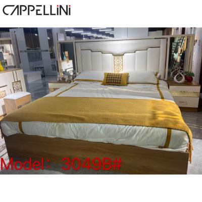 Chine Meubles tapissés de luxe de chambre à coucher de style d'hôtel chambre à coucher de 1,8 mètres à vendre
