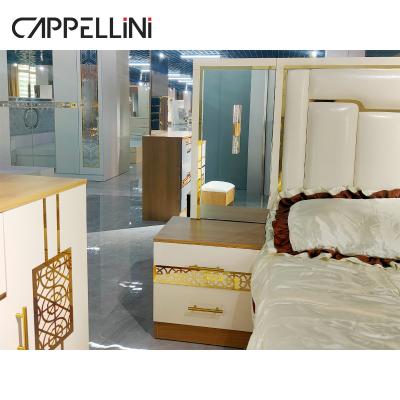 Chine Matériel en cuir d'unité centrale de forces de défense principale du Roi Size de concepteur de chambre à coucher en bois moderne de luxe de meubles à vendre