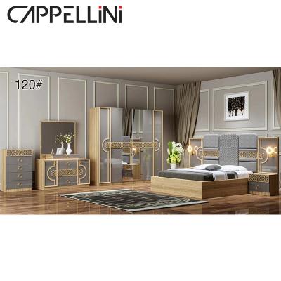 Κίνα χονδρικά mdf headboards βασιλιάδων συνόλων κρεβατοκάμαρων φυσικού μεγέθους κρεβατοκάμαρων ξύλινα προς πώληση