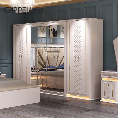 Chine Design moderne cadre en bois double king size lit de luxe maison classique lit de luxe en bois Mdf ensemble de chambre complète mobilier à vendre
