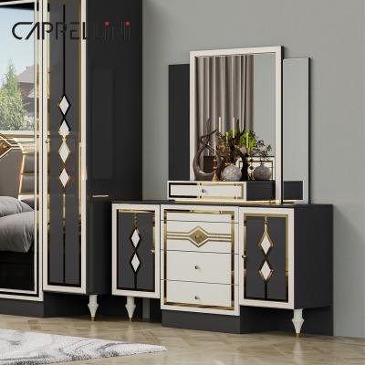 Chine Ensemble de lit en bois moderne en cuir double King Size Meubles pour la maison Modulaire En bois Queen Ensemble de chambre de luxe complet Meubles à vendre