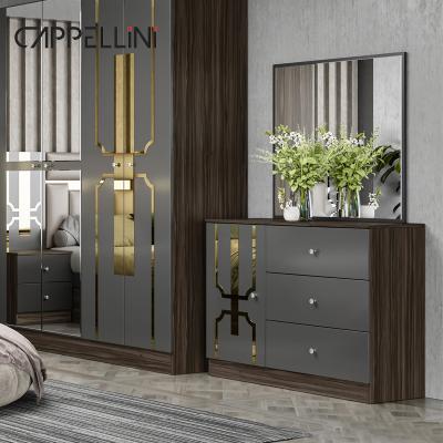 Chine Foshan en gros prix King Size Chambre de lit en cuir en bois maison moderne luxe pas cher ensemble complet de meubles de chambre Mdf à vendre