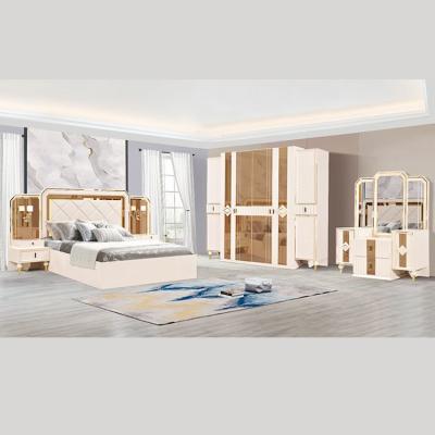 Chine Lit en bois solide de Cabrini Villia avec le Roi en bois Size Bedroom Set de forces de défense principale de tiroirs à vendre