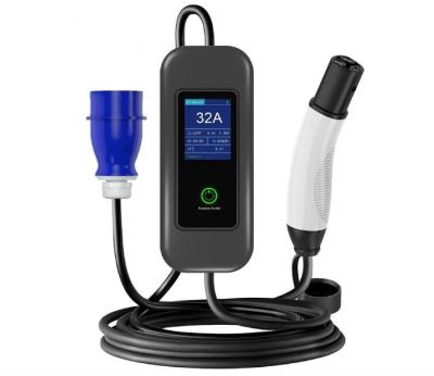 China IP55 Waterproof Portable EV Charger With Tesla NACS Connector for sale