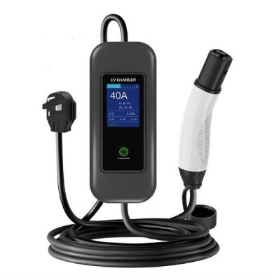 China DC 120kw Portable Electric Car Charger With Tesla NACS Connector for sale