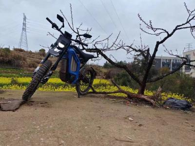 Chine Bicicle électrique à suspension complète 6000W 40Ah 72V 80KM/H à vendre