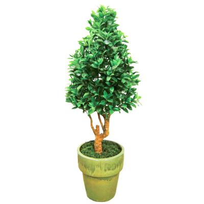 Cina Abitudine sempreverde d'abbellimento di benedizione artificiale ignifuga della pianta del Faux di progetto dell'albero in vendita