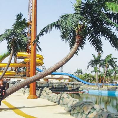 China Large S Shape Artificial Coconut Palm Tree Height 4-15m UV Resistance for sale