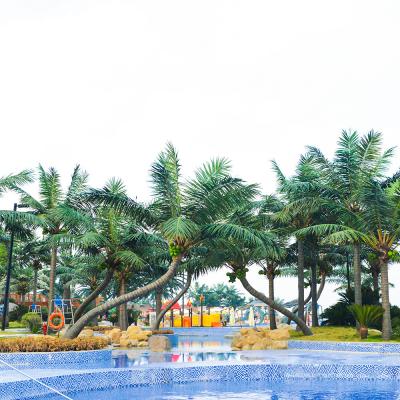 China Large S Shape Artificial Coconut Palm Tree Height 4-15m UV Resistance for sale