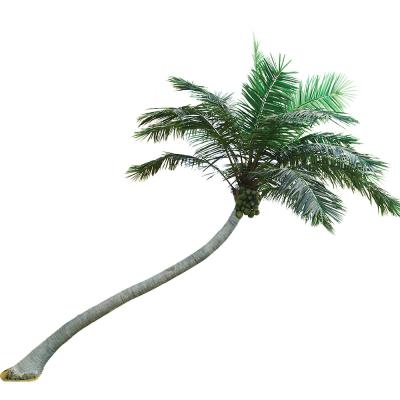 China Large S Shape Artificial Coconut Palm Tree Height 4-15m UV Resistance for sale