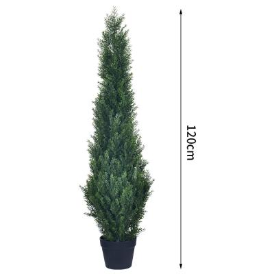 Китай вечнозелёное растение Cypress изготовленного на заказ размера 120-200cm искусственное во всех заводах пола сезонов в горшке продается