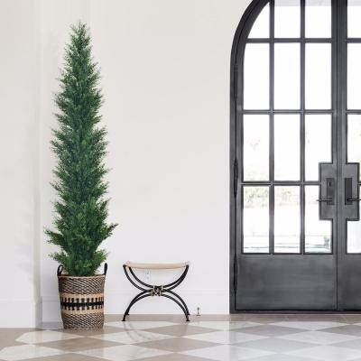 Китай вечнозелёное растение Cypress изготовленного на заказ размера 120-200cm искусственное во всех заводах пола сезонов в горшке продается