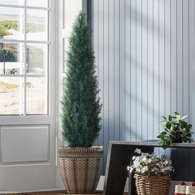 Китай вечнозелёное растение Cypress изготовленного на заказ размера 120-200cm искусственное во всех заводах пола сезонов в горшке продается