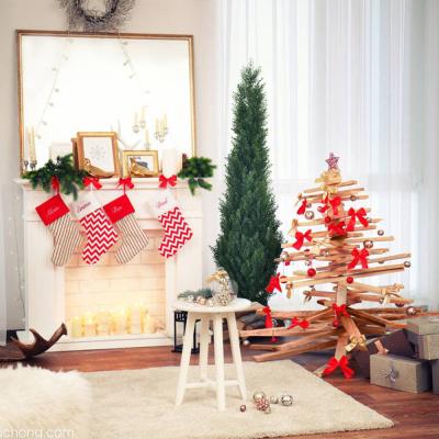 Китай вечнозелёное растение Cypress изготовленного на заказ размера 120-200cm искусственное во всех заводах пола сезонов в горшке продается