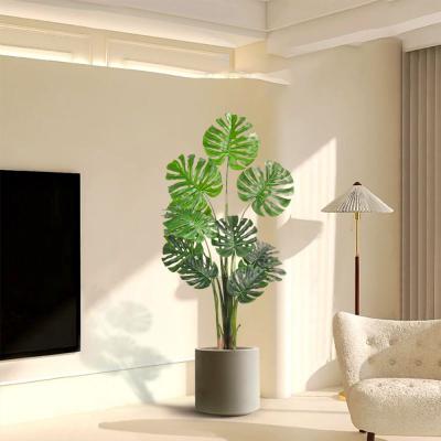 Κίνα 4ft 5.3ft 6ft Ρεαλιστικό Τεχνητό Φυτό Monstera Για Διακόσμηση Σπιτιού Και Γραφείου Διαθέσιμα Προσαρμοσμένα Μεγέθη προς πώληση