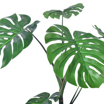 China 140cm/ 170cm faux monstera plant with Aerial Roots | Single Stem Silk Plant | Hotel Lobby Tree | Factory Direct for sale