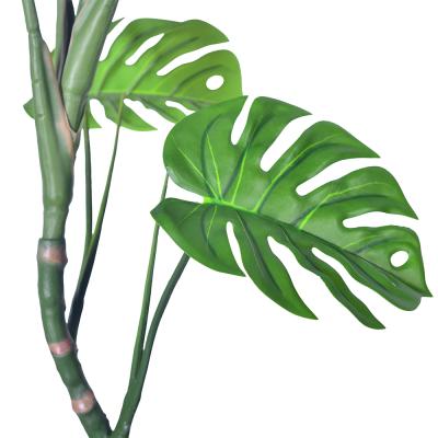 China 140cm/ 170cm faux monstera plant with Aerial Roots | Single Stem Silk Plant | Hotel Lobby Tree | Factory Direct for sale